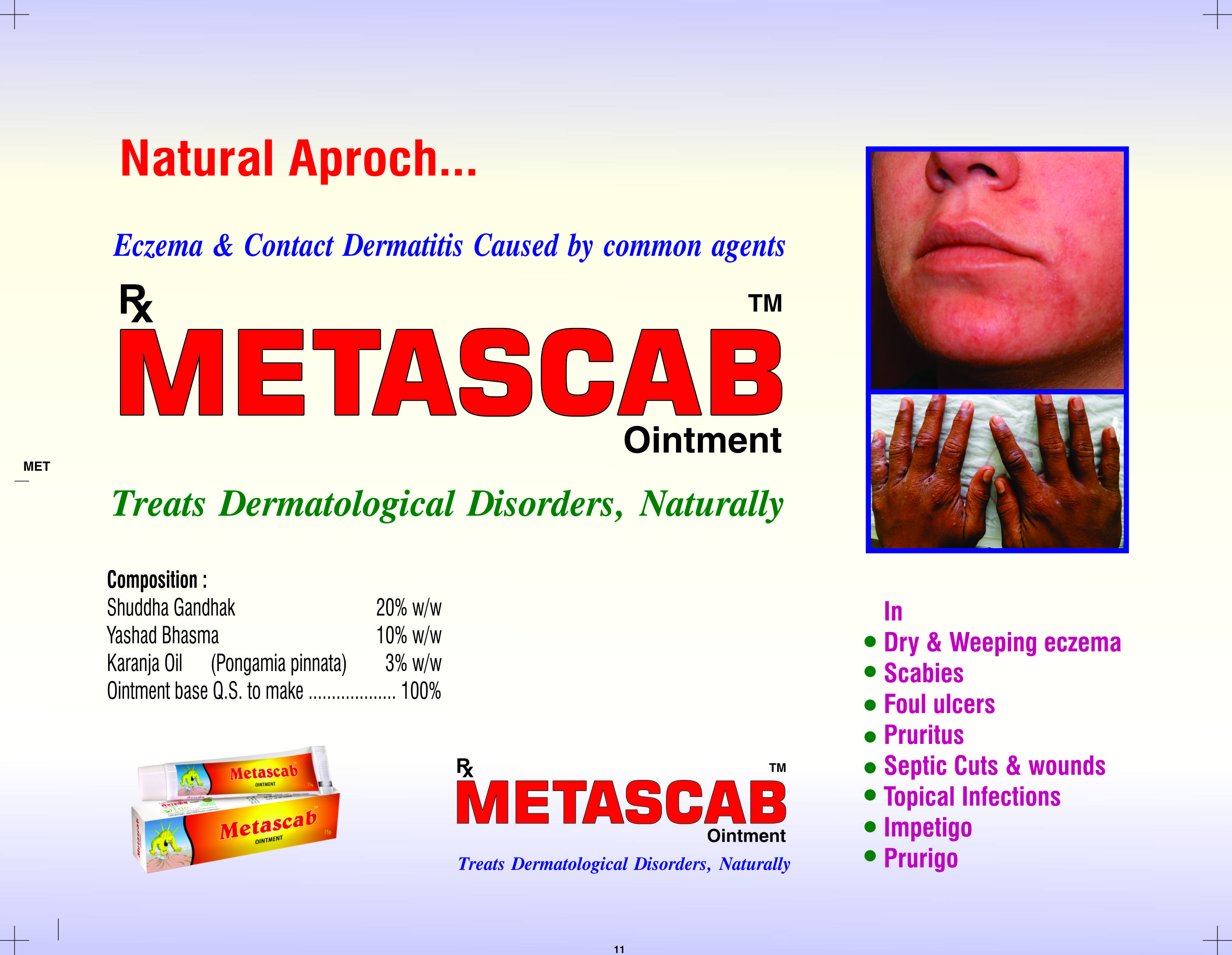 METASCAB Ointment : Trio Healthcare Pvt. Ltd.